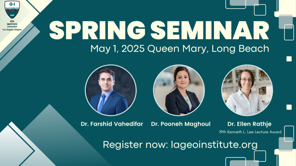46th Spring Seminar & 19th Kenneth L. Lee Lecture & Geo Expo - Geo ...